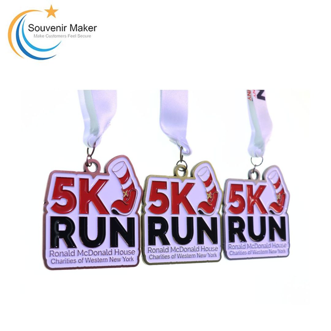 Custom 5K Running Medal|Custom Soft Enamel|Souvenir Maker - Souvenir ...